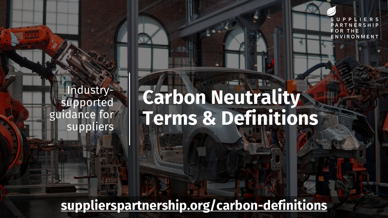 Guidance: Carbon Neutrality Terms & Definitions - Suppliers Partnership ...