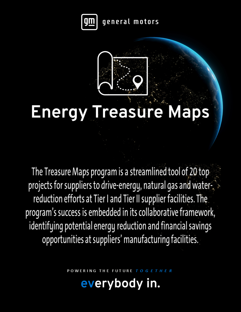 GM Energy Treasure Maps Tool - Suppliers Partnership for the Environment